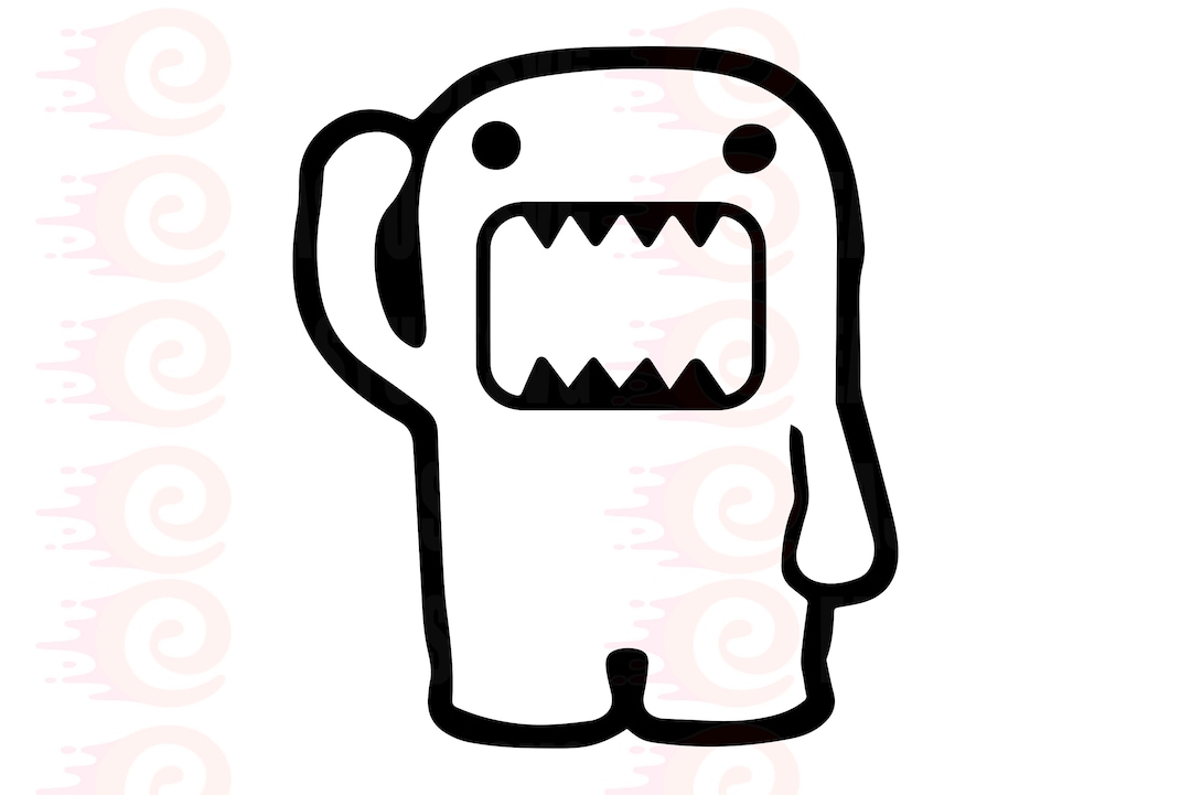 Domo SVG Cut File, Domo Car Sticker SVG, Domo Vector, Domo Cut File ...