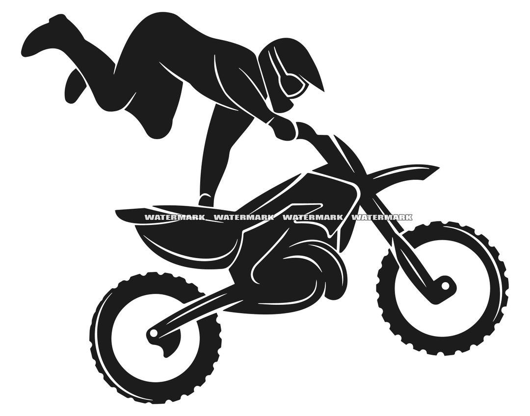 Motocross SVG 11 Moto Svg Freestyle Svg Dirt Bike Svg - Etsy México