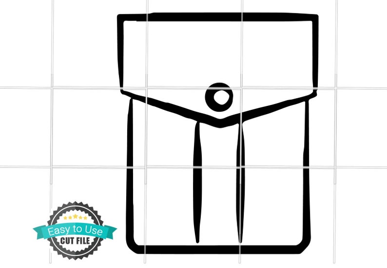 Shirt Pocket SVG Cut File and Clipart for Cricut and | Etsy