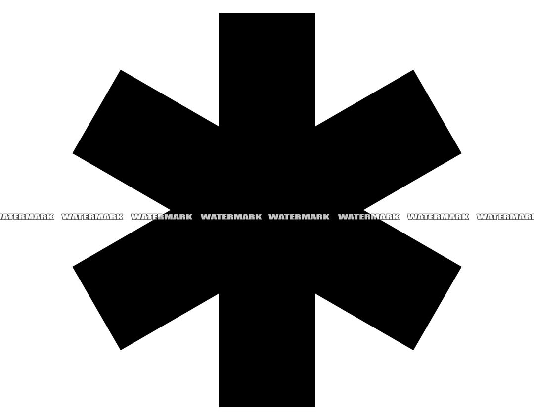 Asterisk Star SVG Asterisk Star Cut File Asterisk Star DXF - Etsy UK
