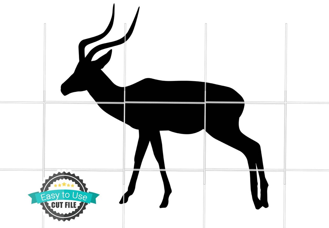 Gazelle SVG Gazelle DXF Gazelle Clipart Gazelle Svg Files - Etsy Canada