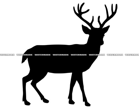 Deer SVG Deer Cut File Deer DXF Deer PNG Deer Clipart - Etsy