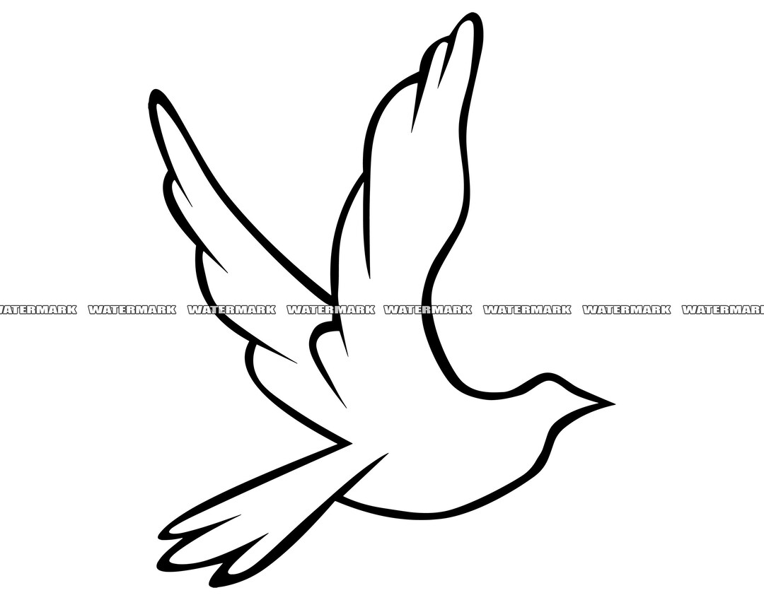 Dove SVG Dove Cut File Dove DXF Dove PNG Dove Clipart - Etsy Ireland