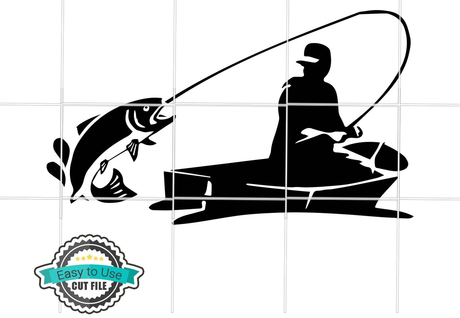 Fish SVG, Fishing SVG, Bass Fish SVG, Fisherman Svg, Fish Hook Svg ...