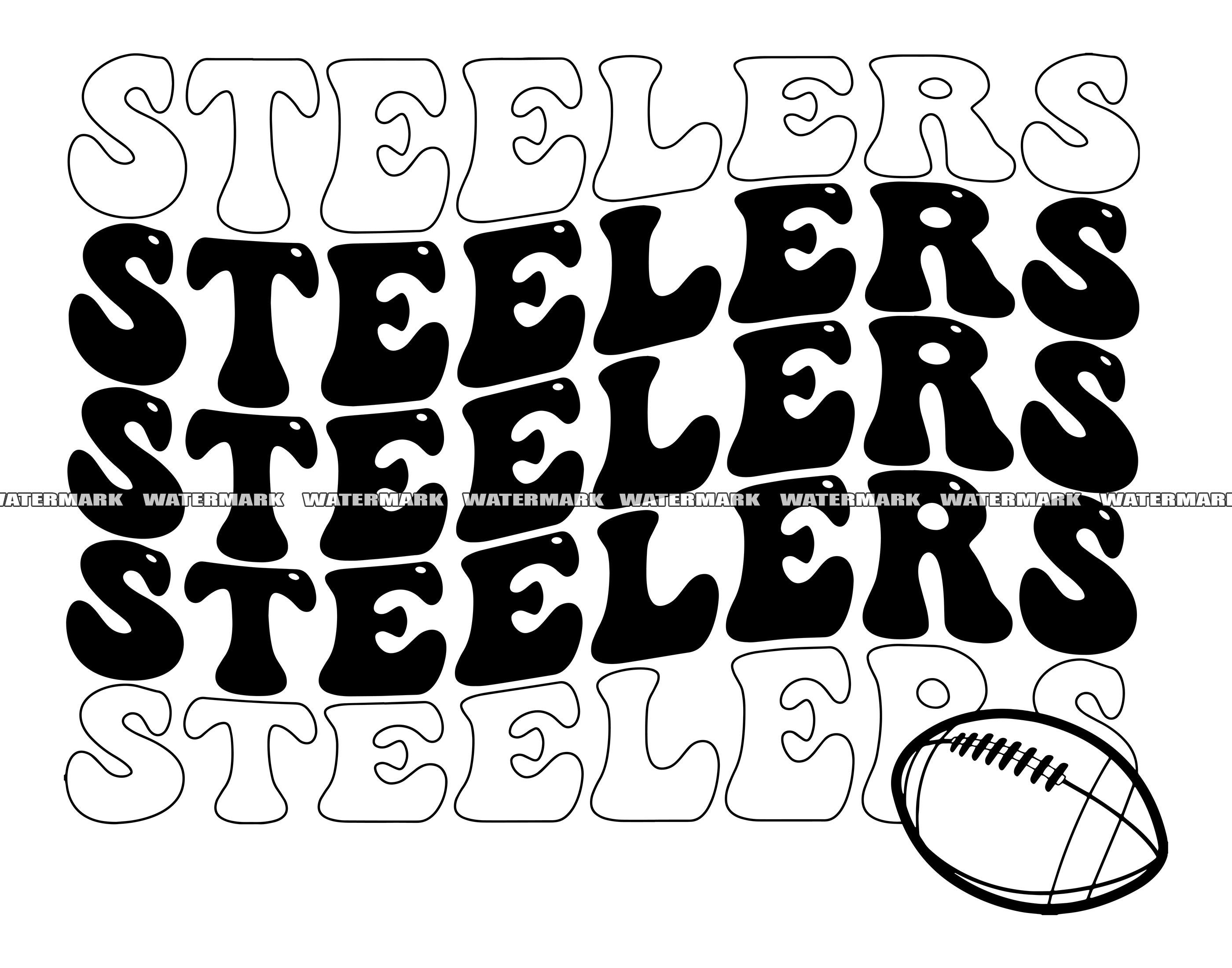 Steelers Logo Black And White