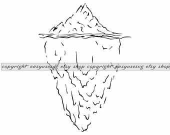 Vector Png Iceberg SVG Arctic Svg Antarctica Svg Iceberg Cut Files For ...