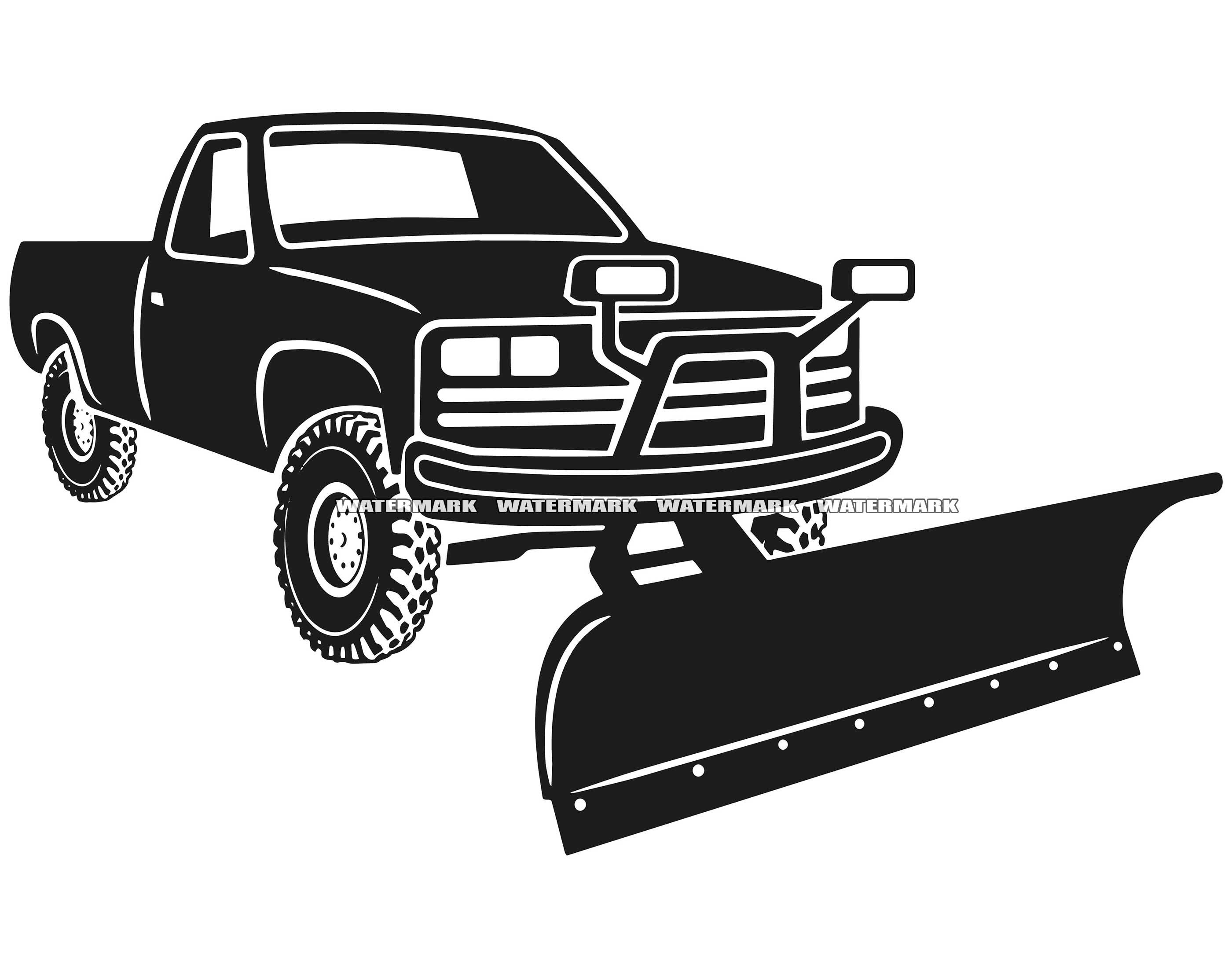Snow Plow Clipart