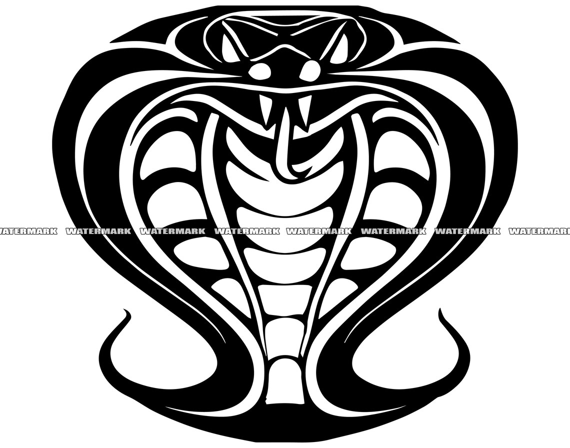 Cobra Head SVG 2 Cobra Head Cut File Cobra Head DXF Cobra - Etsy
