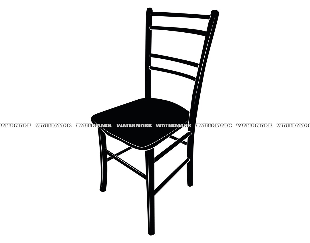 Chair SVG, Chair Cut File, Chair DXF, Chair PNG, Chair Clipart, Chair ...