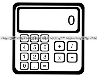 CALCULATOR SVG Math Education Svg School Svg Calculator - Etsy