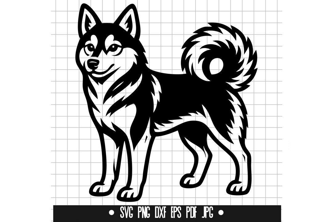 Alaskan Klee Kai SVG, Alaskan Klee Kai PNG, Alaskan Klee Kai DXF ...