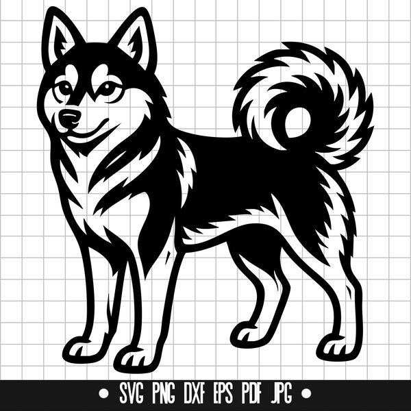 Klee Kai Silhouette - Etsy