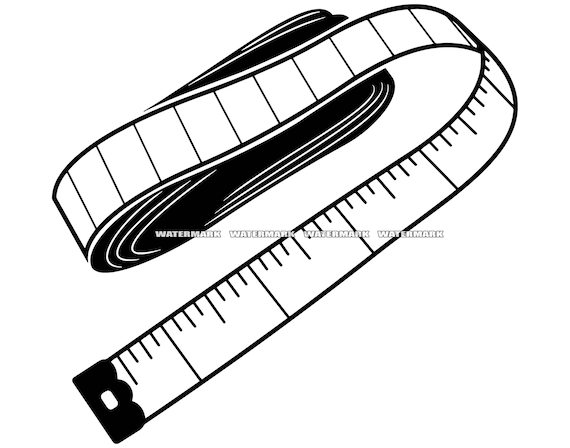 Tape Measure SVG Tape Measure DXF Tape Measure PNG Tape | Etsy