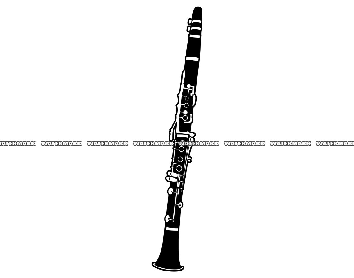 Clarinet SVG Clarinet Cut File Clarinet DXF Clarinet PNG - Etsy
