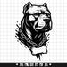 Pitbull SVG, Pitbull DXF, Pitbull PNG, Pitbull Cut File, Clipart ...