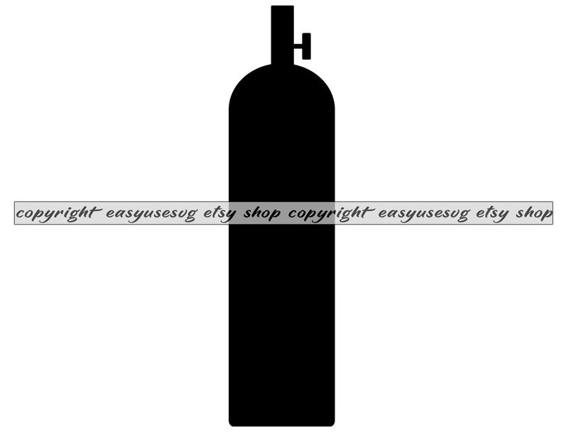 Oxygen Tank SVG, Oxygen Tank Clipart, Oxygen Tank Files for Cricut ...