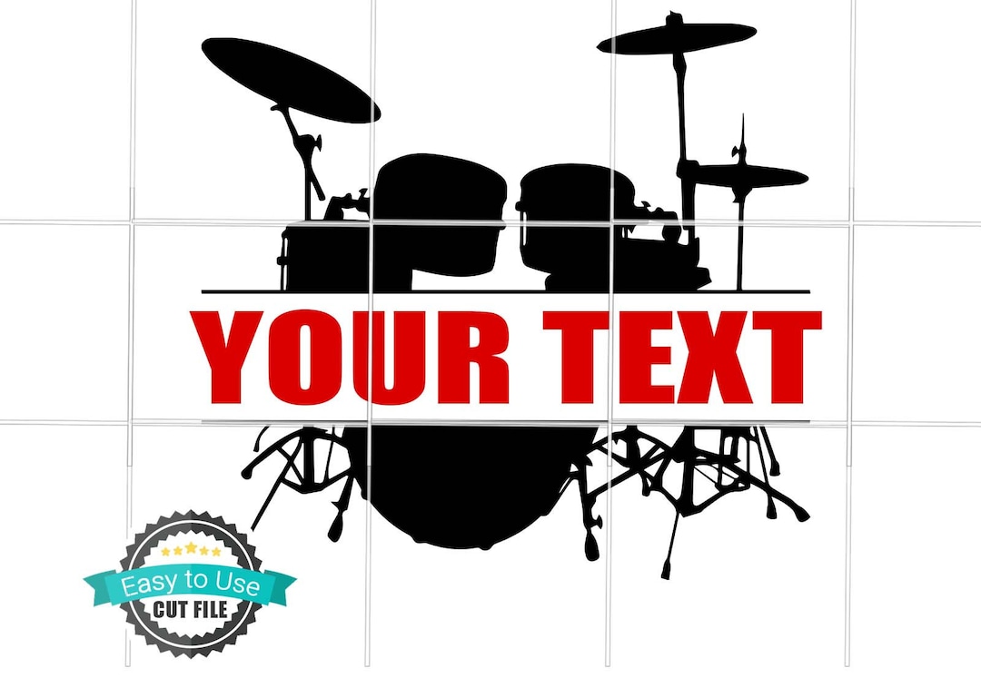Batteria SVG Batterista SVG Drum svg Drums DXF Drums - Etsy Italia
