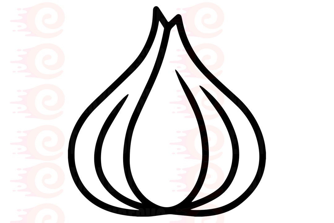 Garlic SVG, Garlic DXF, Garlic Clipart, Garlic PNG, Garlic Svg Cut ...