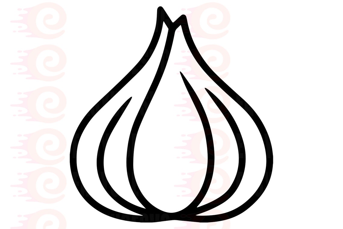Garlic SVG Garlic DXF Garlic Clipart Garlic PNG Garlic Svg - Etsy