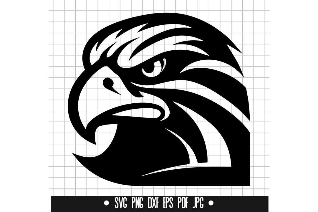 Hawk SVG, #2, Hawk Cut File, Hawk DXF, Hawk PNG, Hawk Clipart, Hawk ...