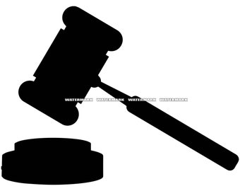 Gavel Clipart Gavel SVG Law Symbol Gavel Stencil Gavel PNG Court Symbol ...