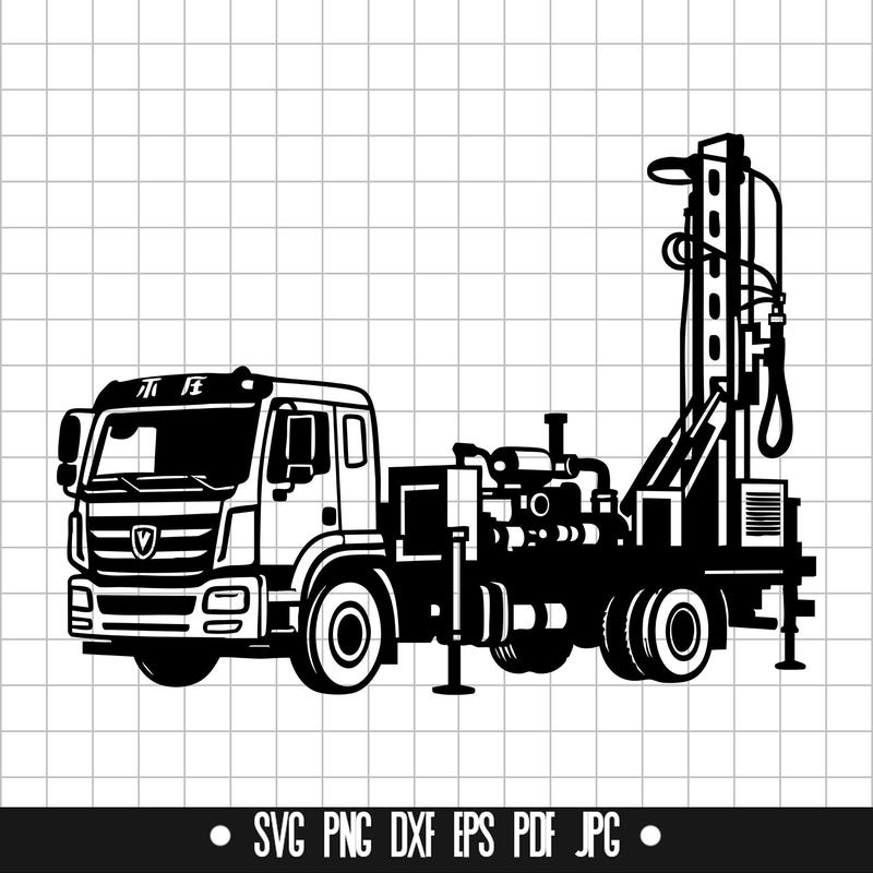 Oil Rig Embroidery - Etsy