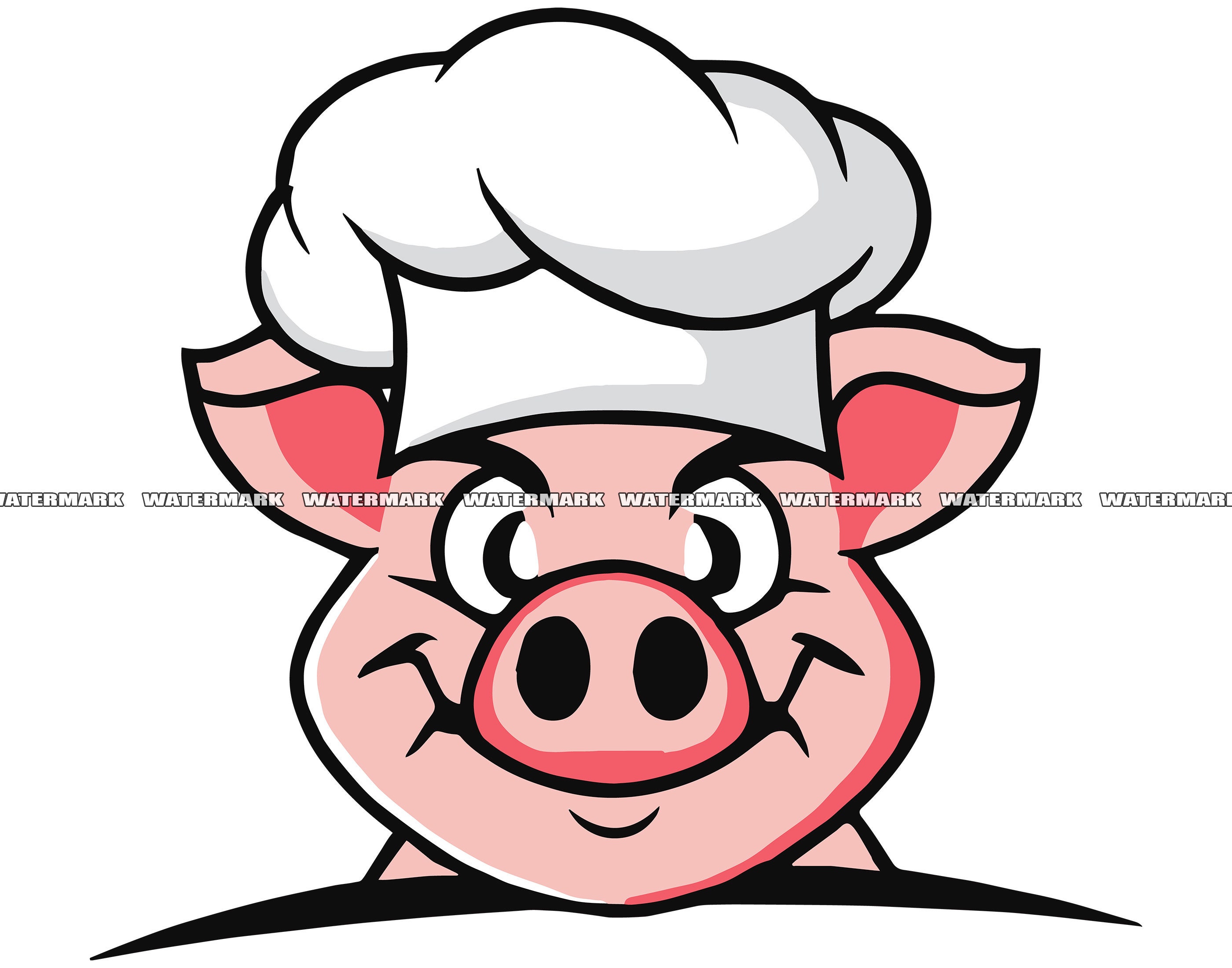 Pig Bbq Clipart