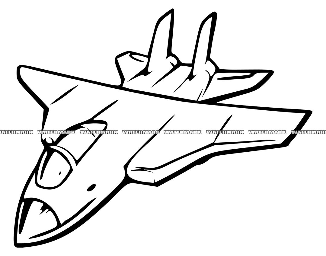 Fighter Jet SVG Fighter Jet Cut File Fighter Jet DXF - Etsy Ireland