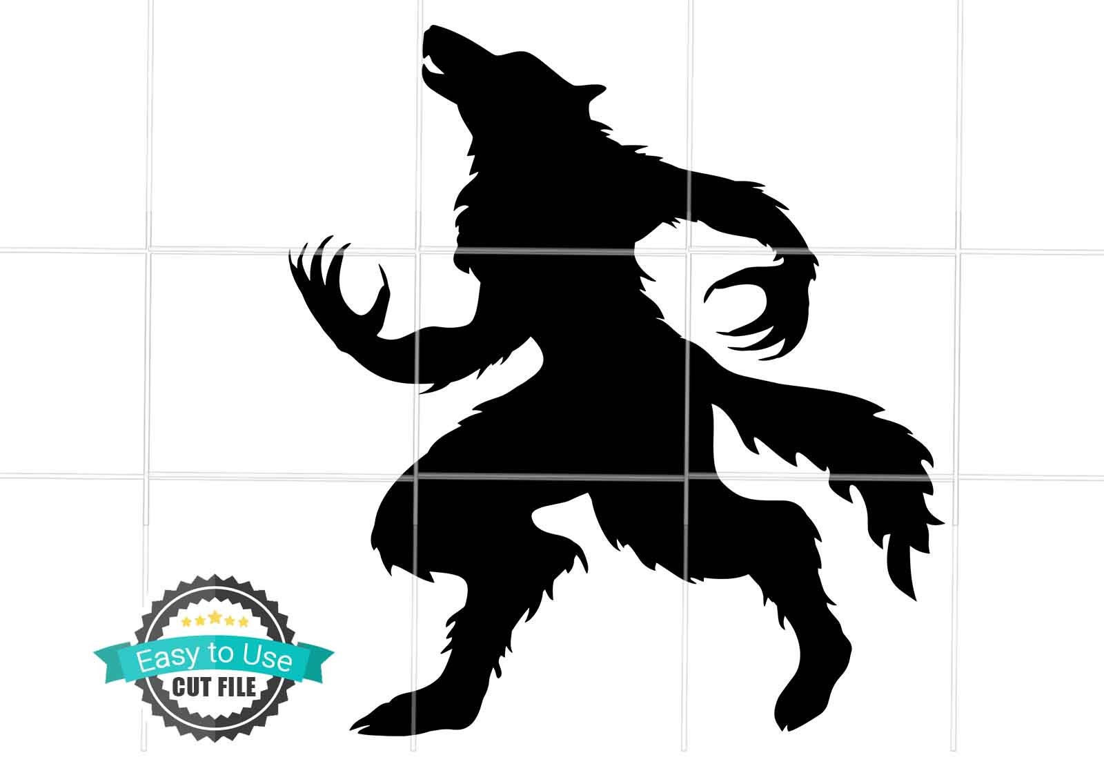 Werewolf SVG, Werewolf Clipart, Werewolf Files for Cricut, Cut Files ...