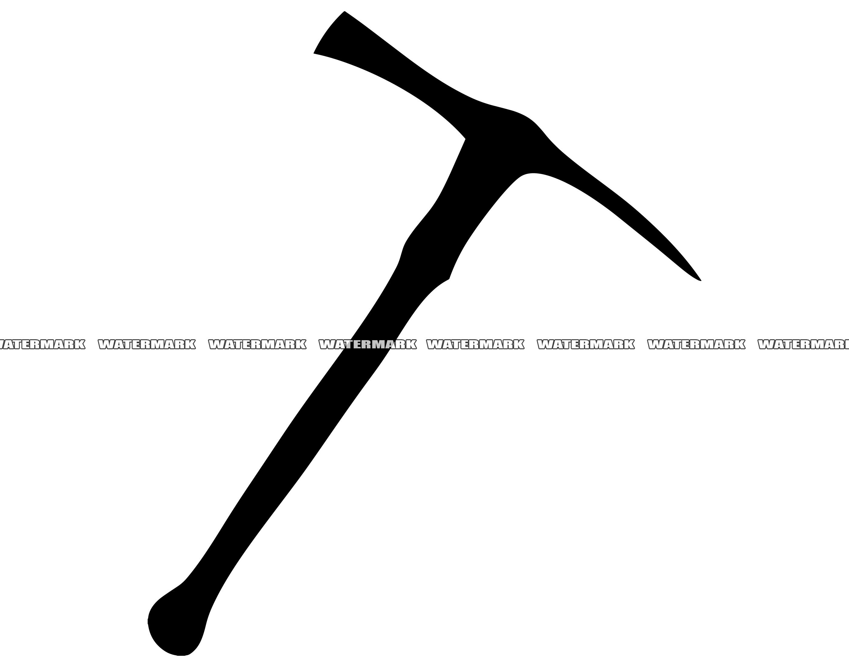 Pickaxe Silhouette