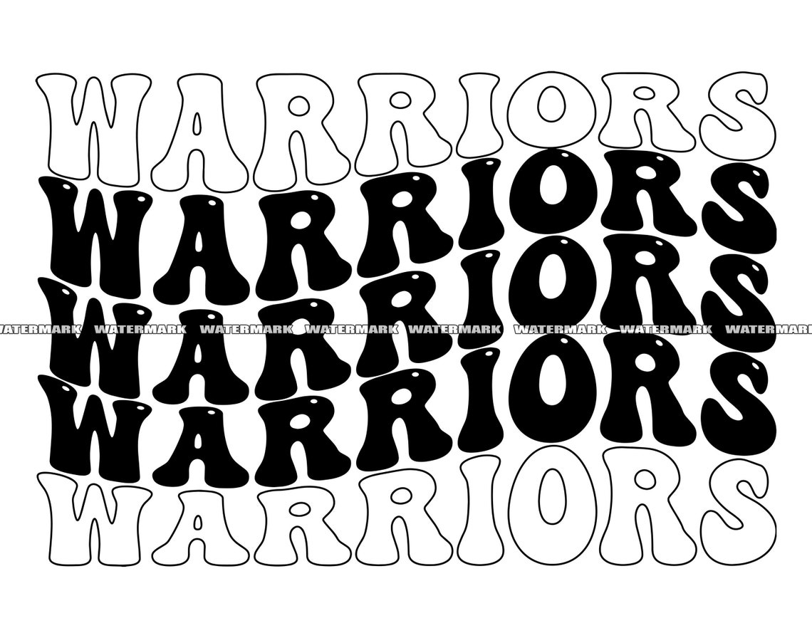 Warriors SVG 1 Warriors Cut File Warriors DXF Warriors - Etsy