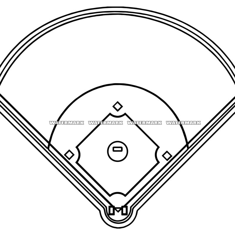 Baseball Diamond - Etsy