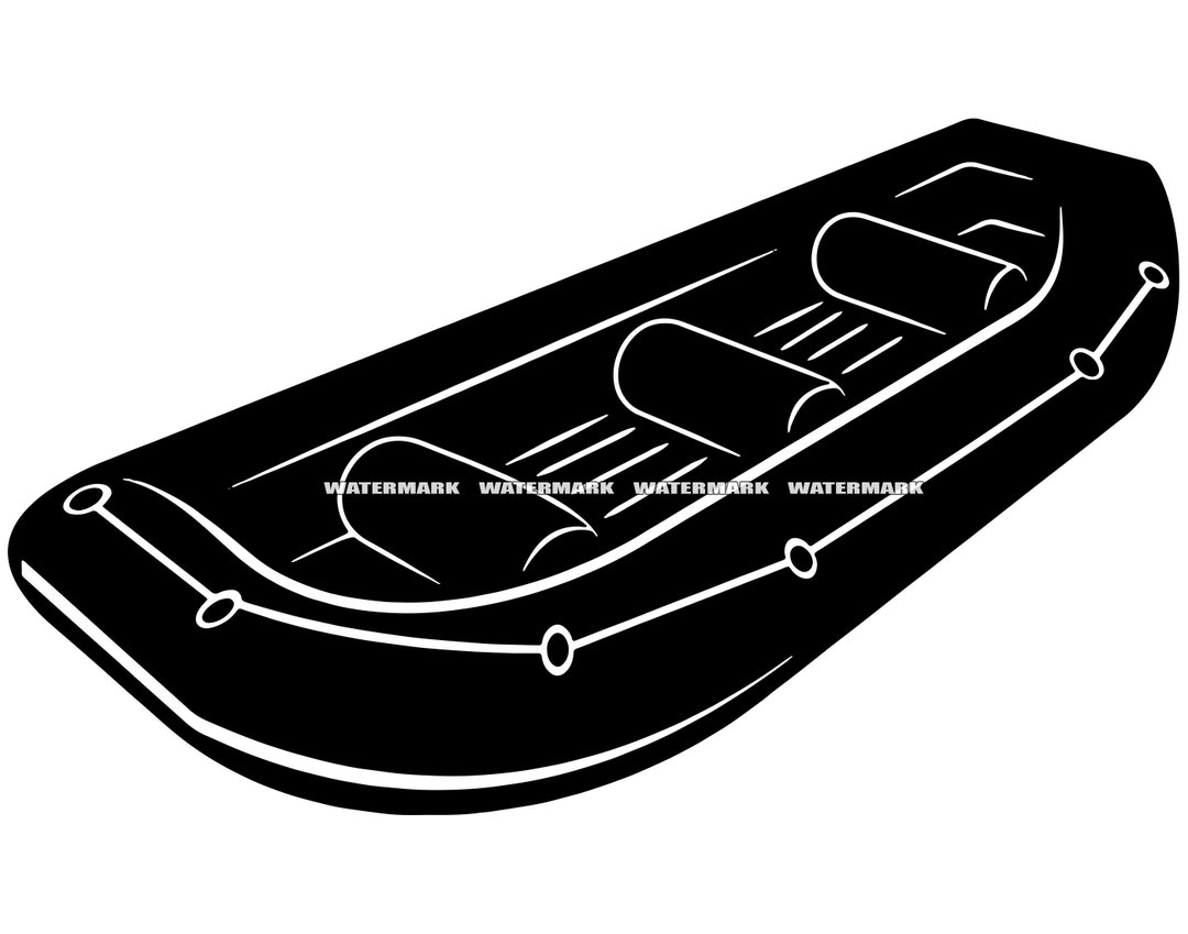 Raft SVG #2 Raft DXF, Raft PNG, Raft Clipart, Raft Silhouette, Raft Cut ...
