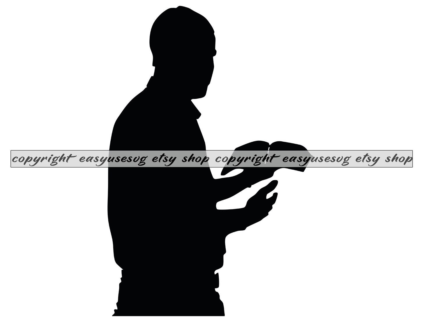 Man With Bible SVG, Bible SVG, Pray SVG, Pastor Svg, Man With Bible ...