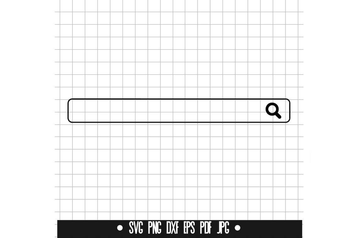 Search Button SVG, Search Button Cut File, Search Button DXF, Search ...