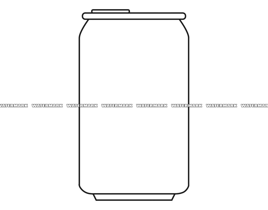 Tin Can SVG Tin Can Cut File Tin Can DXF Tin Can PNG Tin - Etsy UK