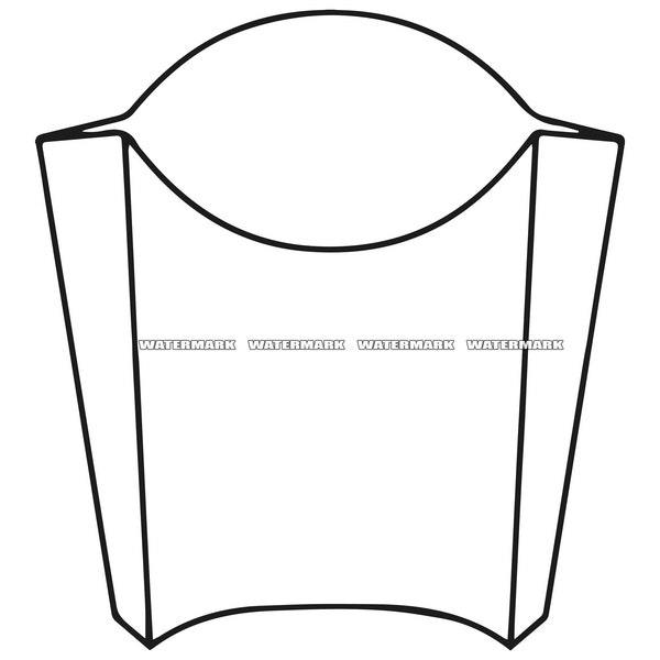 French Fries Box - Etsy