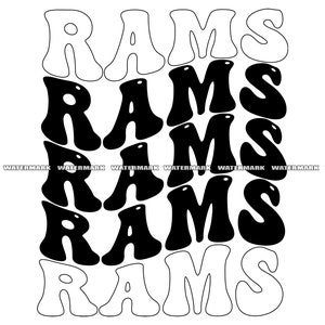 Rams SVG, 1, Rams Cut File, Rams DXF, Rams PNG, Rams Clipart, Rams ...