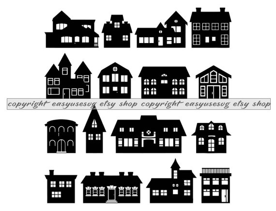 House SVG Bundle House SVG House DXF House Clipart House - Etsy