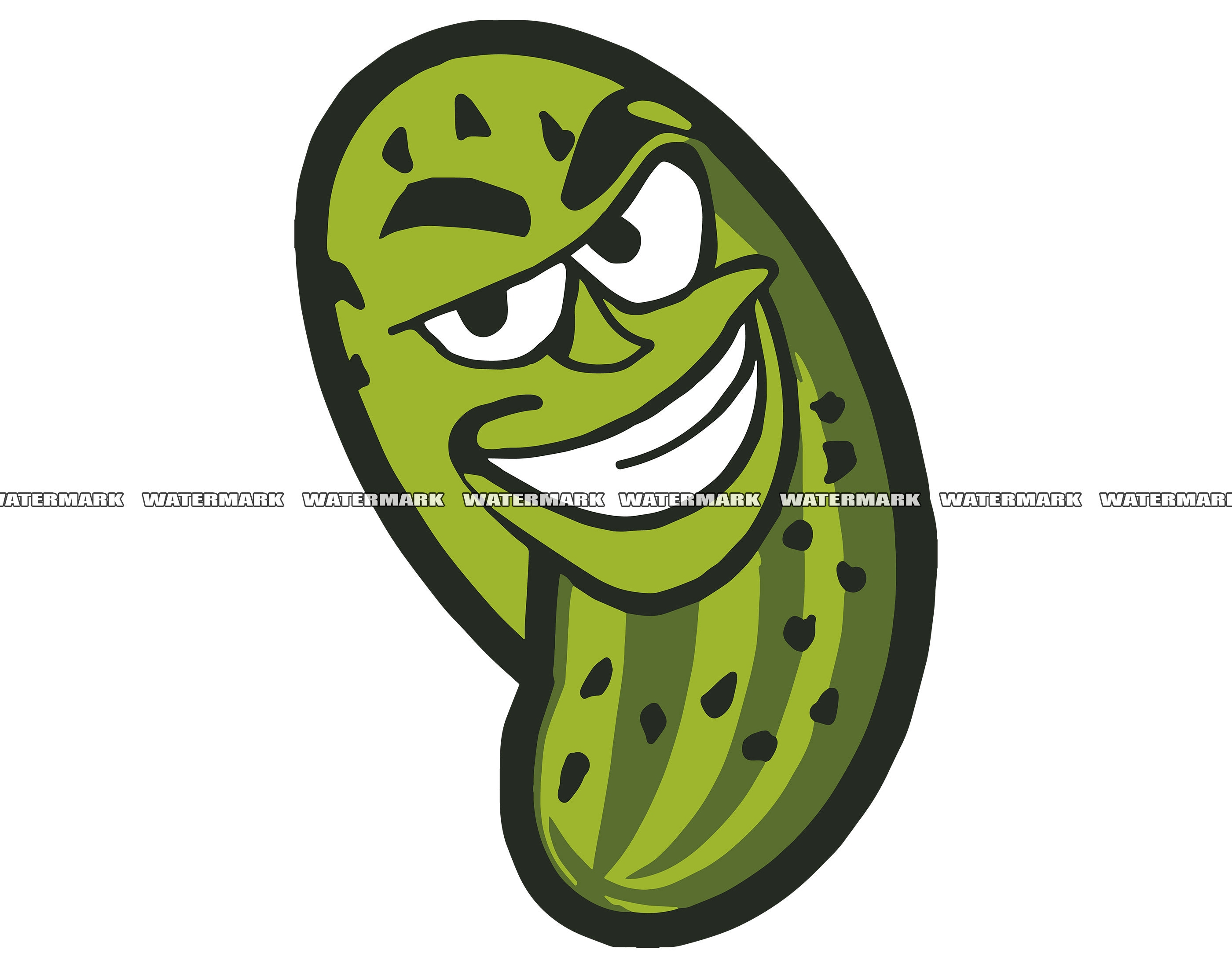 Happy Pickle Clipart