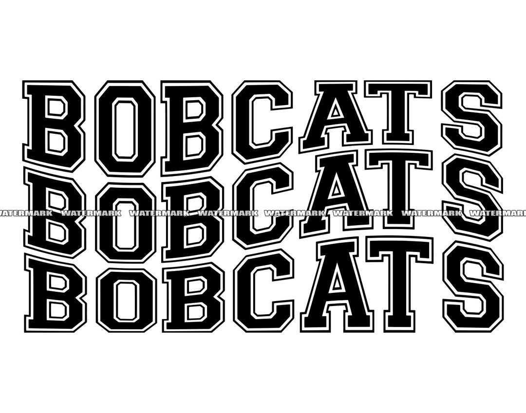 Bobcats SVG 2 Bobcats Cut File Bobcats DXF Bobcats PNG - Etsy