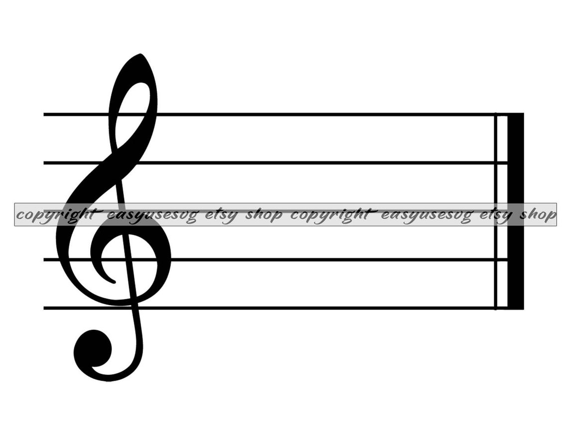 Treble Clef SVG Treble Clef DXF Treble Clef PNG Treble Clef - Etsy