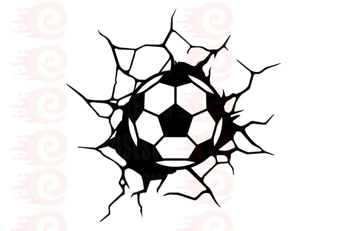 Soccer SVG Soccer Ball SVG Smashing Soccer SVG 1 - Etsy