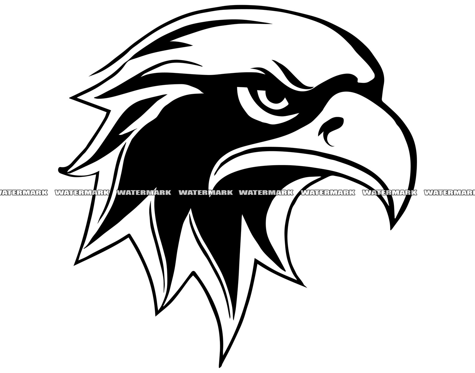 Hawk SVG 4 Hawk Cut File Hawk DXF Hawk PNG Hawk Clipart - Etsy