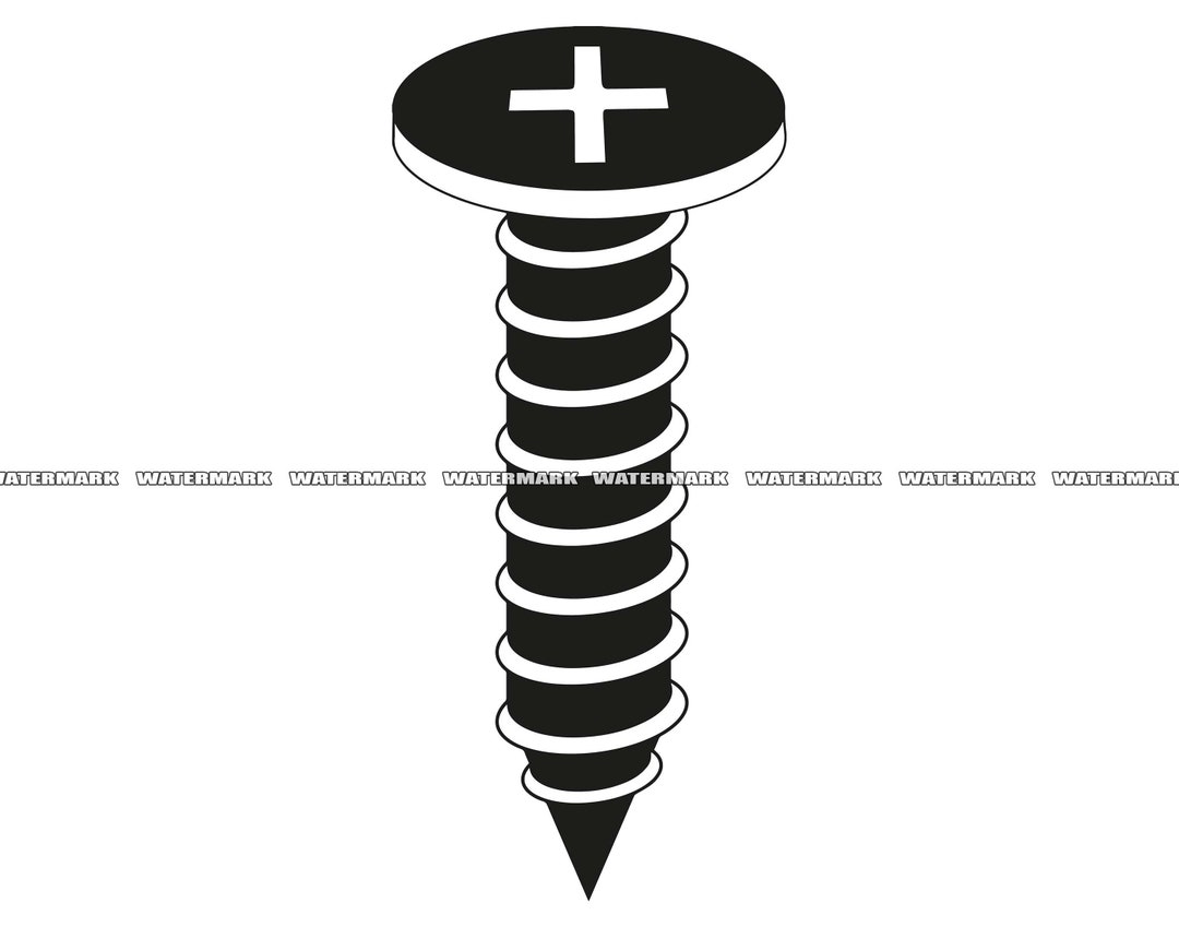 Screw SVG, #1, Screw Monogram Svg, Screw Split Monogram Svg, Screw Cut ...