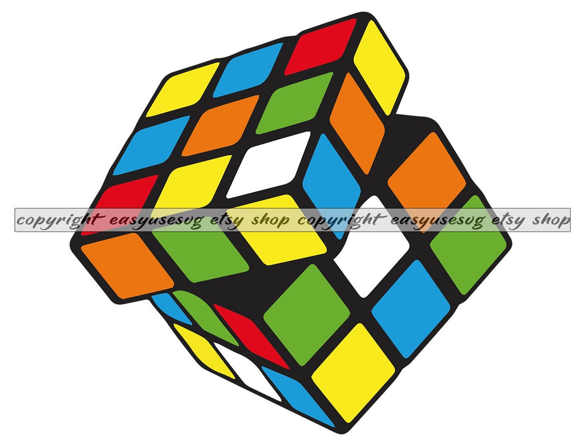 Rubiks Cube SVG Rubiks Cube DXF Rubiks Cube Png Rubiks Cube - Etsy