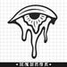 Melting Eye SVG, Dripping Eye DXF, Horror Eye PNG, Eye Cut File ...