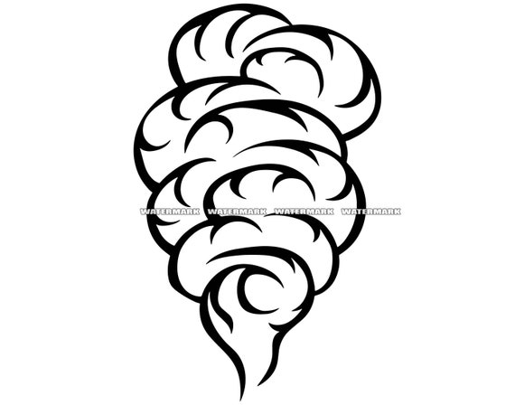 Smoke Cloud Silhouette