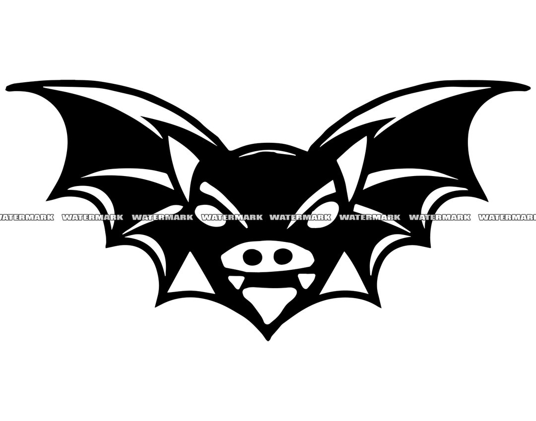 Bat SVG 2 Bat Cut File Bat DXF Bat PNG Bat Clipart Bat - Etsy