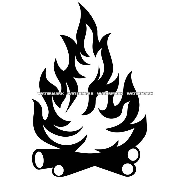 Campfire Dxf - Etsy